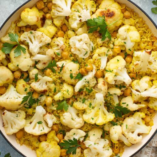 Cauliflower Curry Rice - Belly Full
