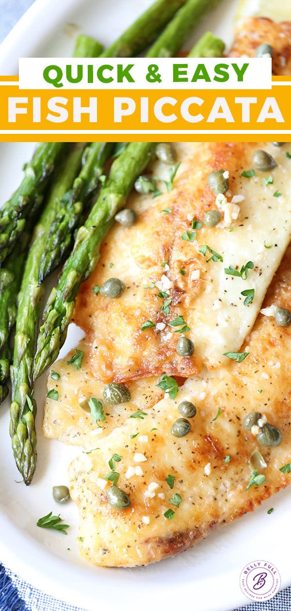 Easy Fish Piccata - Belly Full