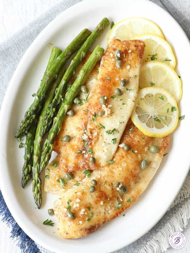 Easy Fish Piccata - Belly Full