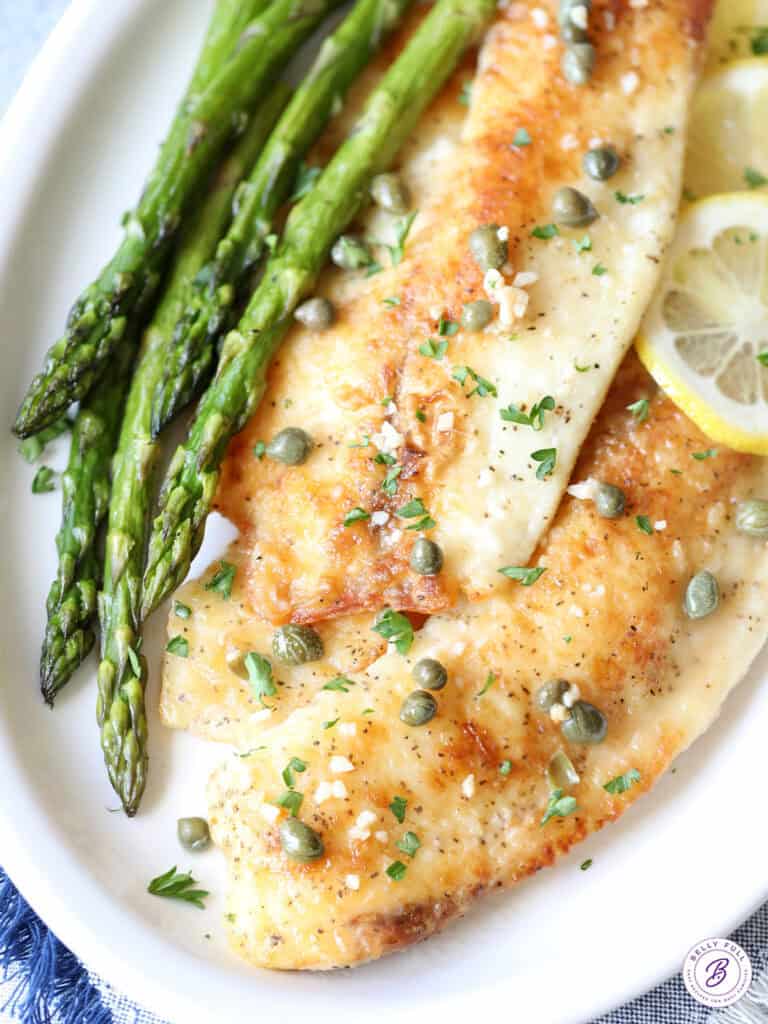Easy Fish Piccata - Belly Full