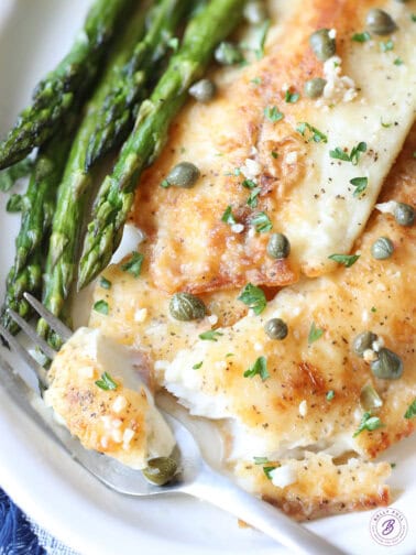 Easy Fish Piccata - Belly Full