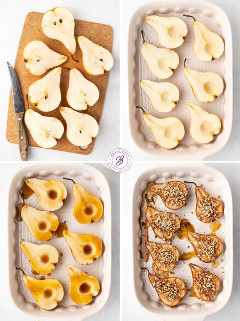 Baked Pears Recipe l Belly Full