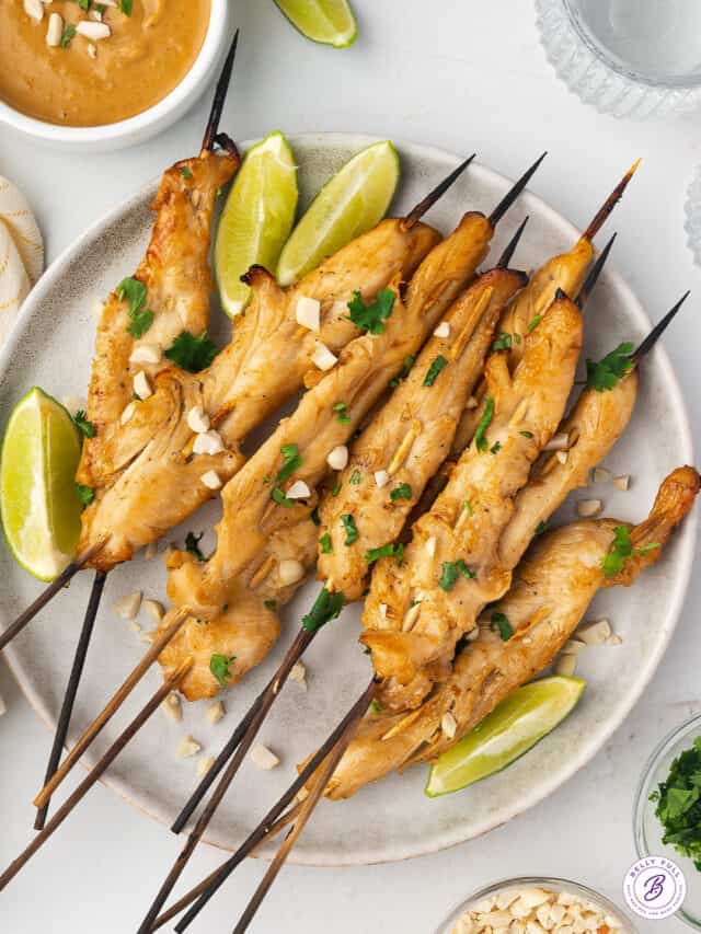 Chicken Satay Recipe l Belly Full