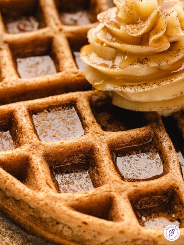 Cinnamon Waffles with Maple Butter | Belly Full