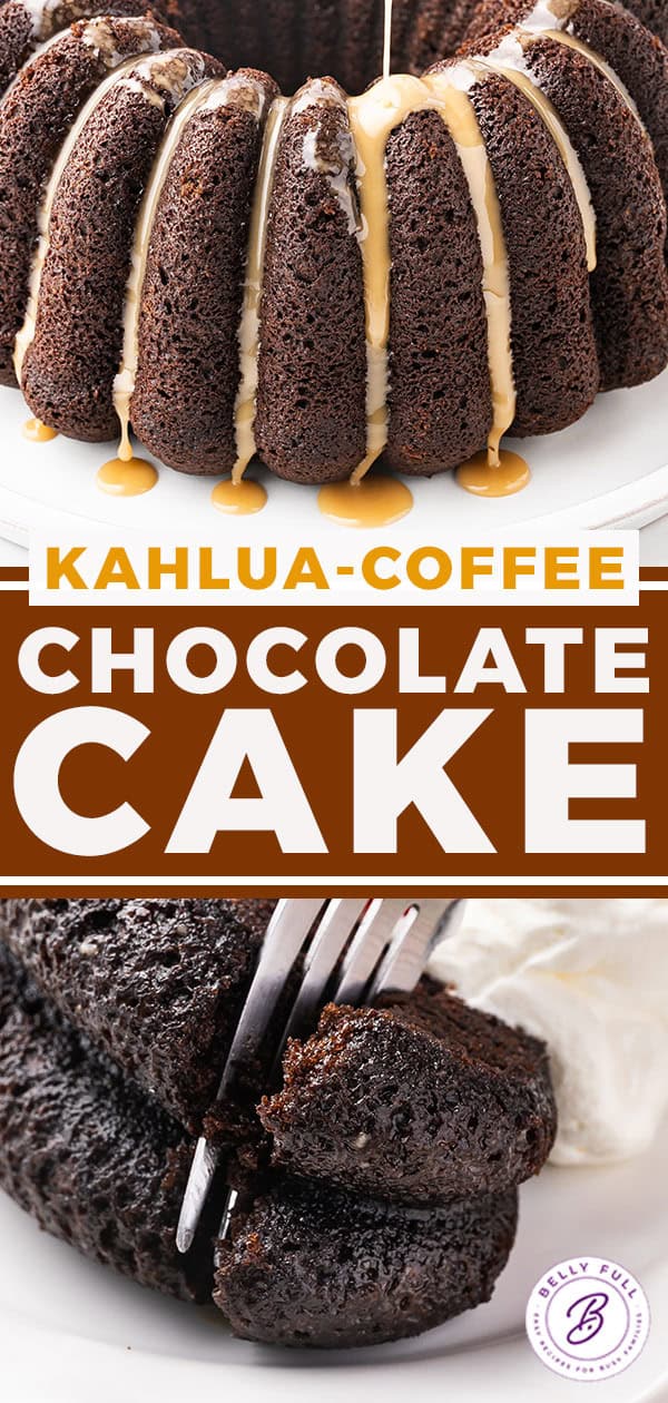 Kahlúa Coffee Chocolate Cake | Belly Full