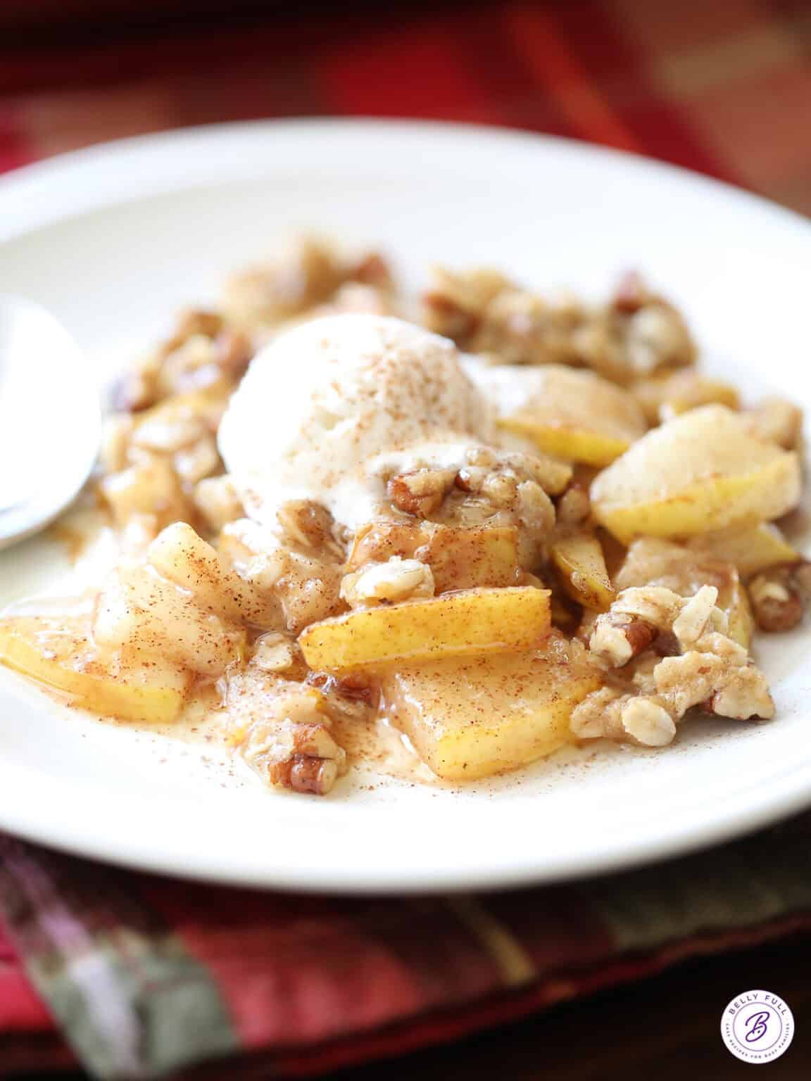 Easy Pear Crisp Recipe | Belly Full
