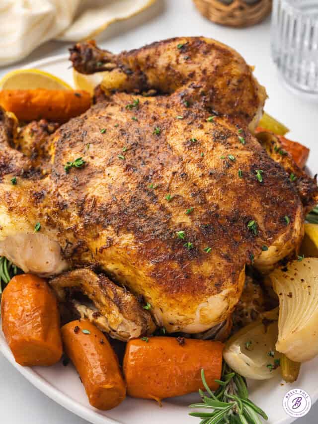 Slow Cooker Whole Chicken | Belly Full