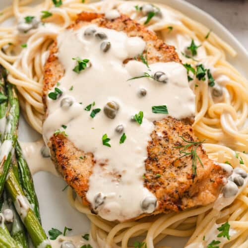 Chicken with Caper Cream Sauce l Belly Full