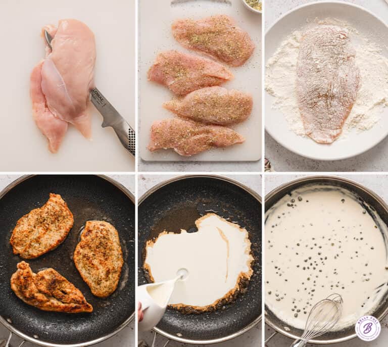 Chicken with Caper Cream Sauce l Belly Full