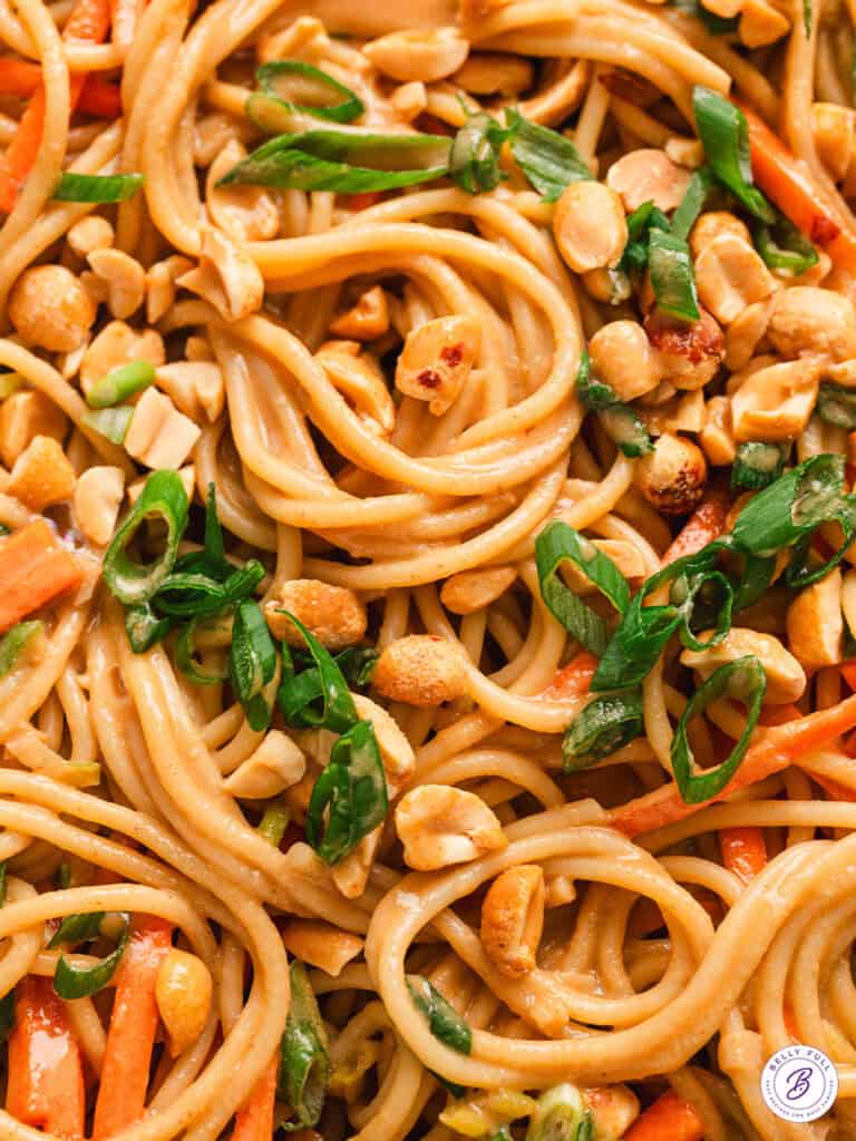 Creamy Peanut Noodles l Belly Full
