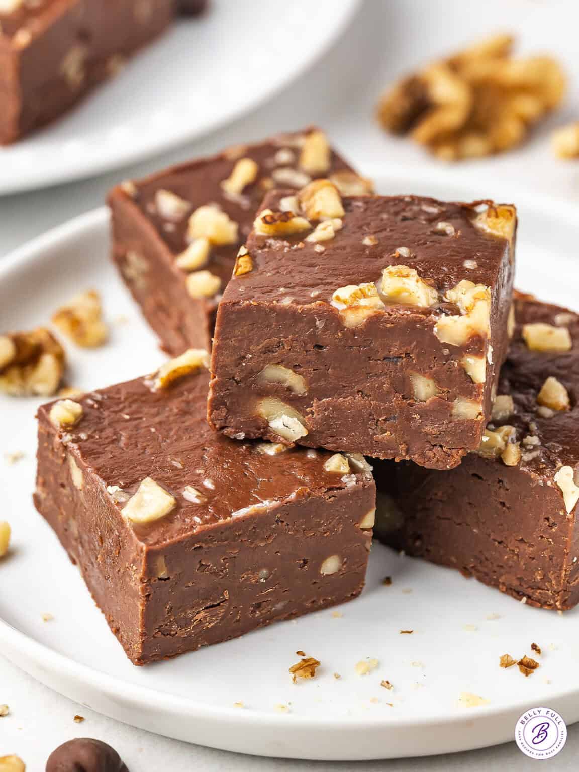 Easy Chocolate Fudge Recipe | Belly Full