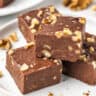 Easy Chocolate Fudge Recipe | Belly Full