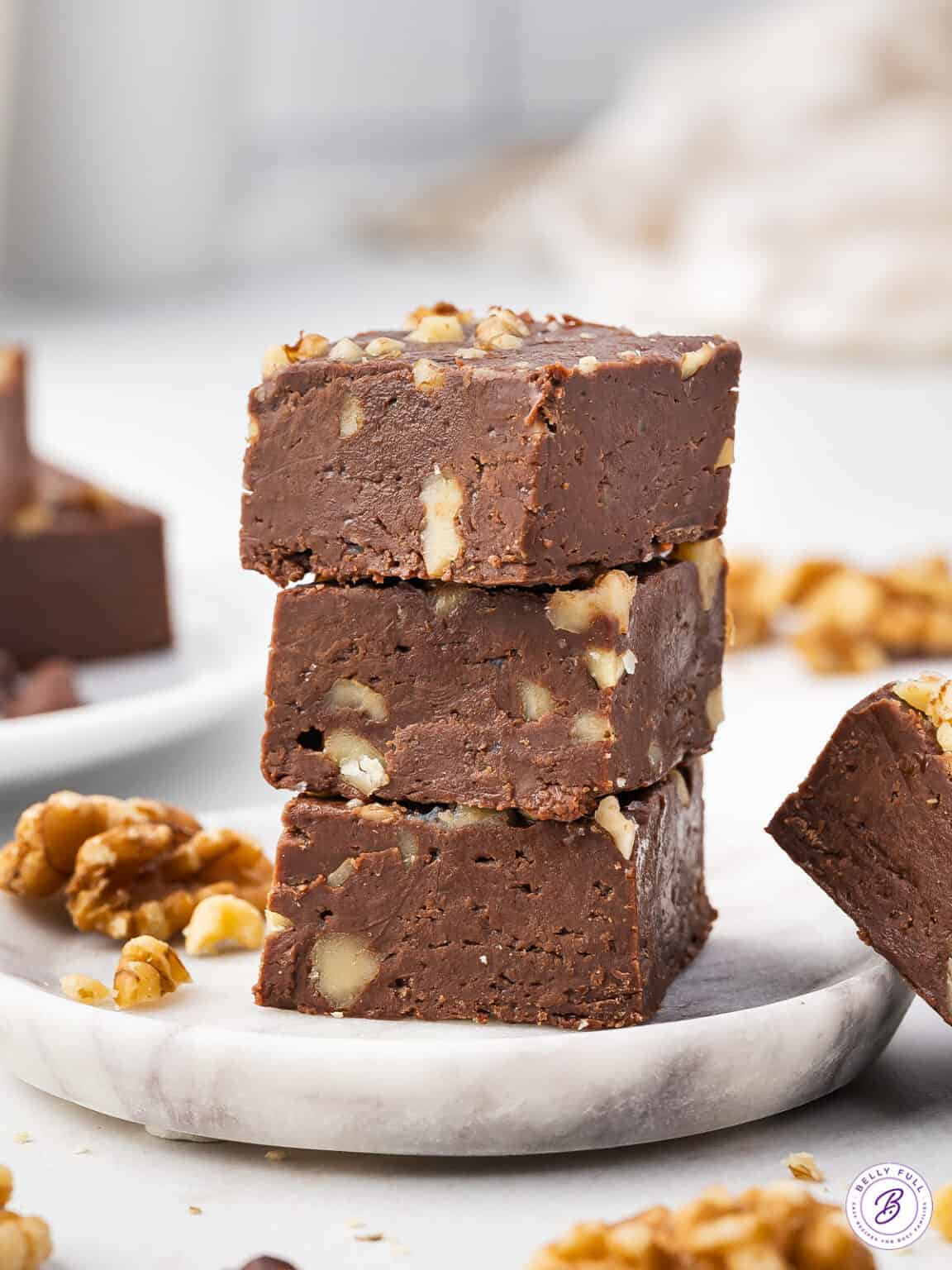 Easy Chocolate Fudge Recipe | Belly Full