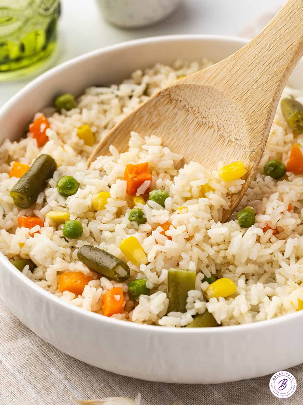 Mixed Veggies and Rice l Belly Full