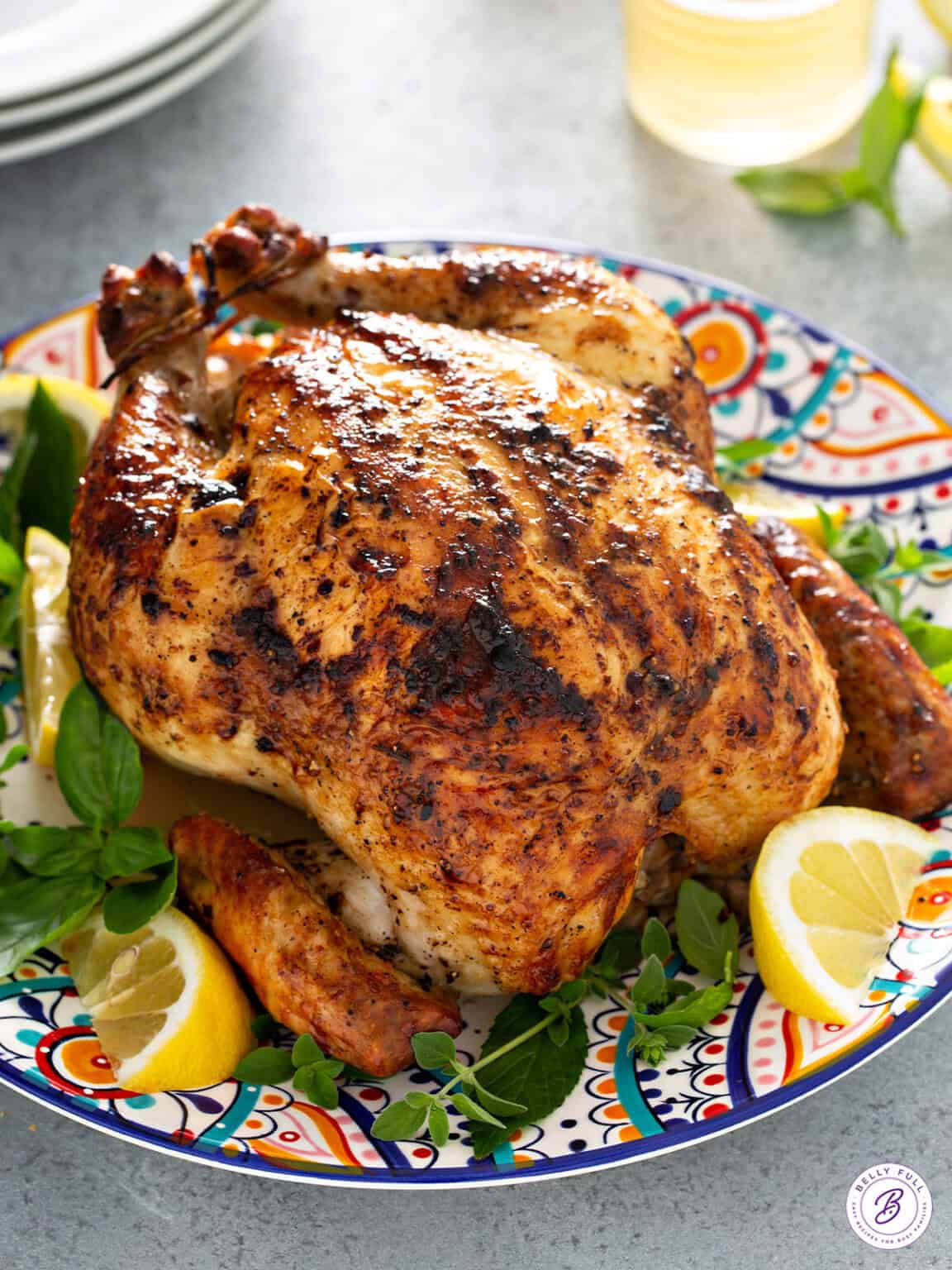 Oven Roasted Whole Chicken | Belly Full