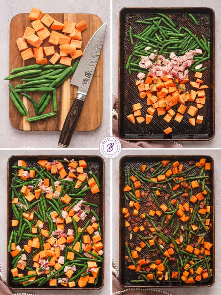 Sheet Pan Sweet Potato Supper l Belly Full