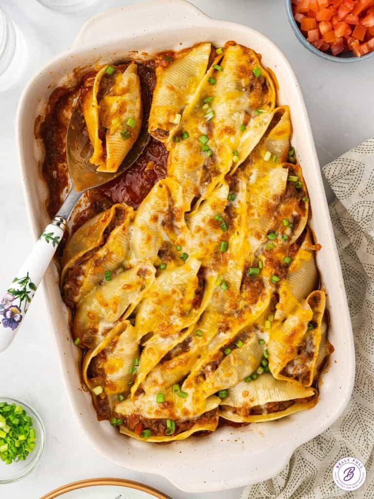 Taco Stuffed Shells l Belly Full