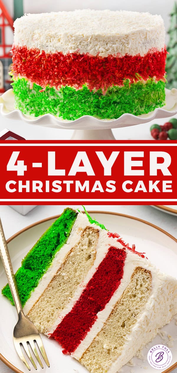 4-Layer Christmas Cake l Belly Full