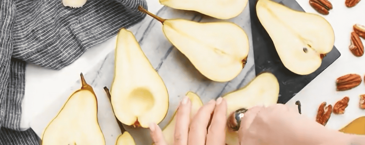 Baked Pears Recipe l Belly Full