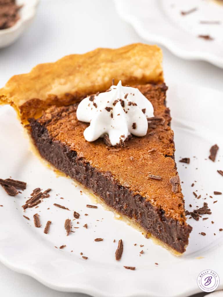 Quick and Easy Chocolate Pie | Belly Full