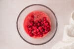Snowy Raspberry Jello Mold l Belly Full