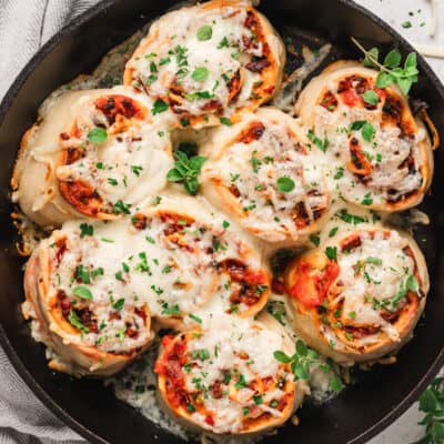 Cheesy Supreme Pizza Rolls l Belly Full