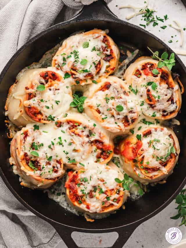 Cheesy Supreme Pizza Rolls l Belly Full