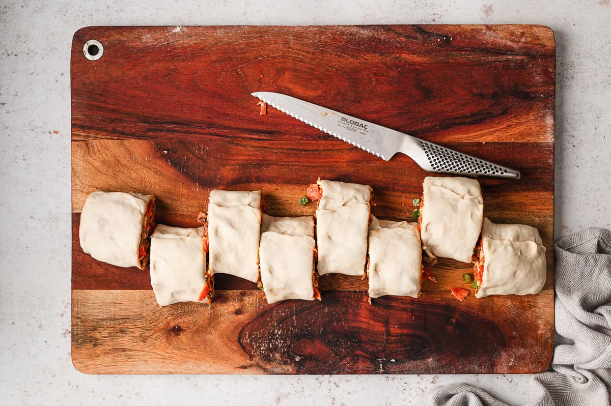 Cheesy Supreme Pizza Rolls l Belly Full