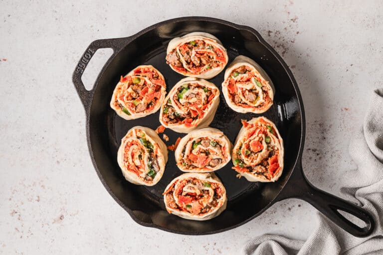 Cheesy Supreme Pizza Rolls l Belly Full