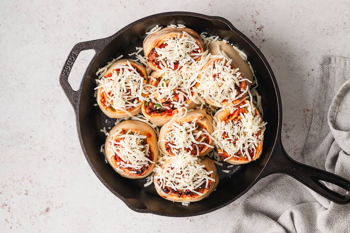 Cheesy Supreme Pizza Rolls l Belly Full