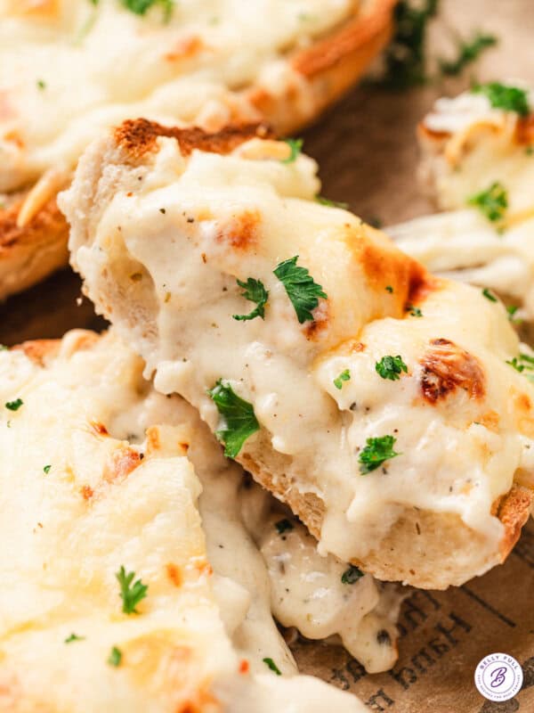 Chicken Alfredo French Bread Pizza l Belly Full