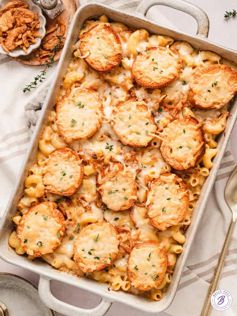 French Onion Mac and Cheese | Belly Full