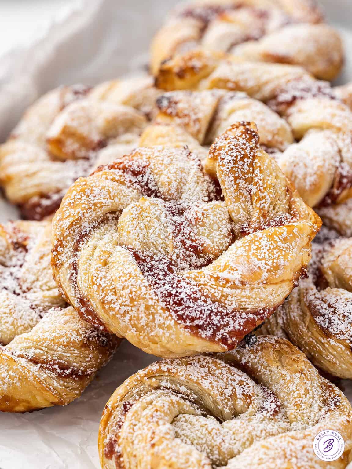 Jam Puff Pastry Rolls l Belly Full