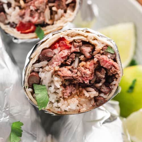 Chipotle Steak Burrito Copycat | Belly Full