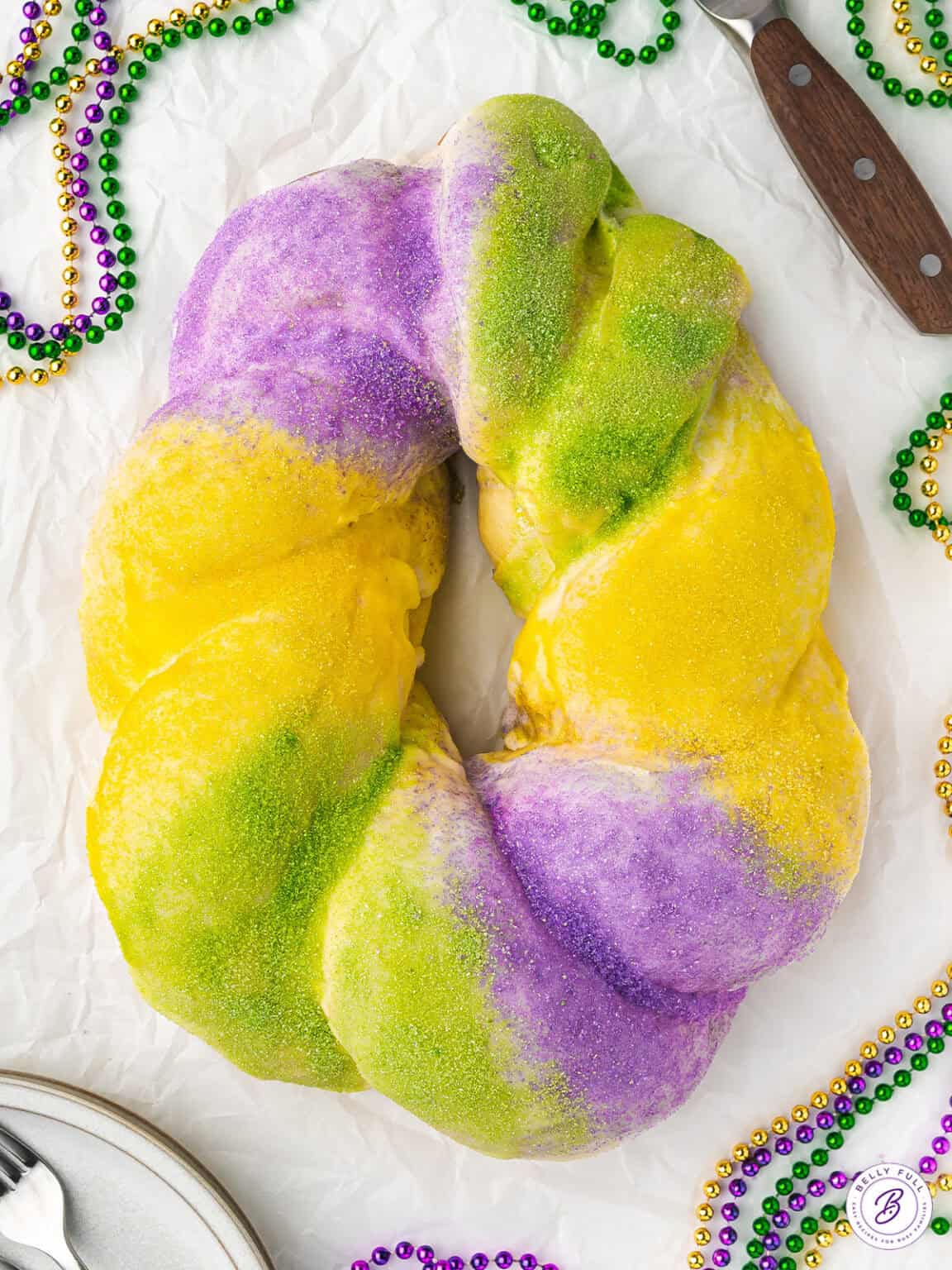 Mardi Gras King Cake l Belly Full