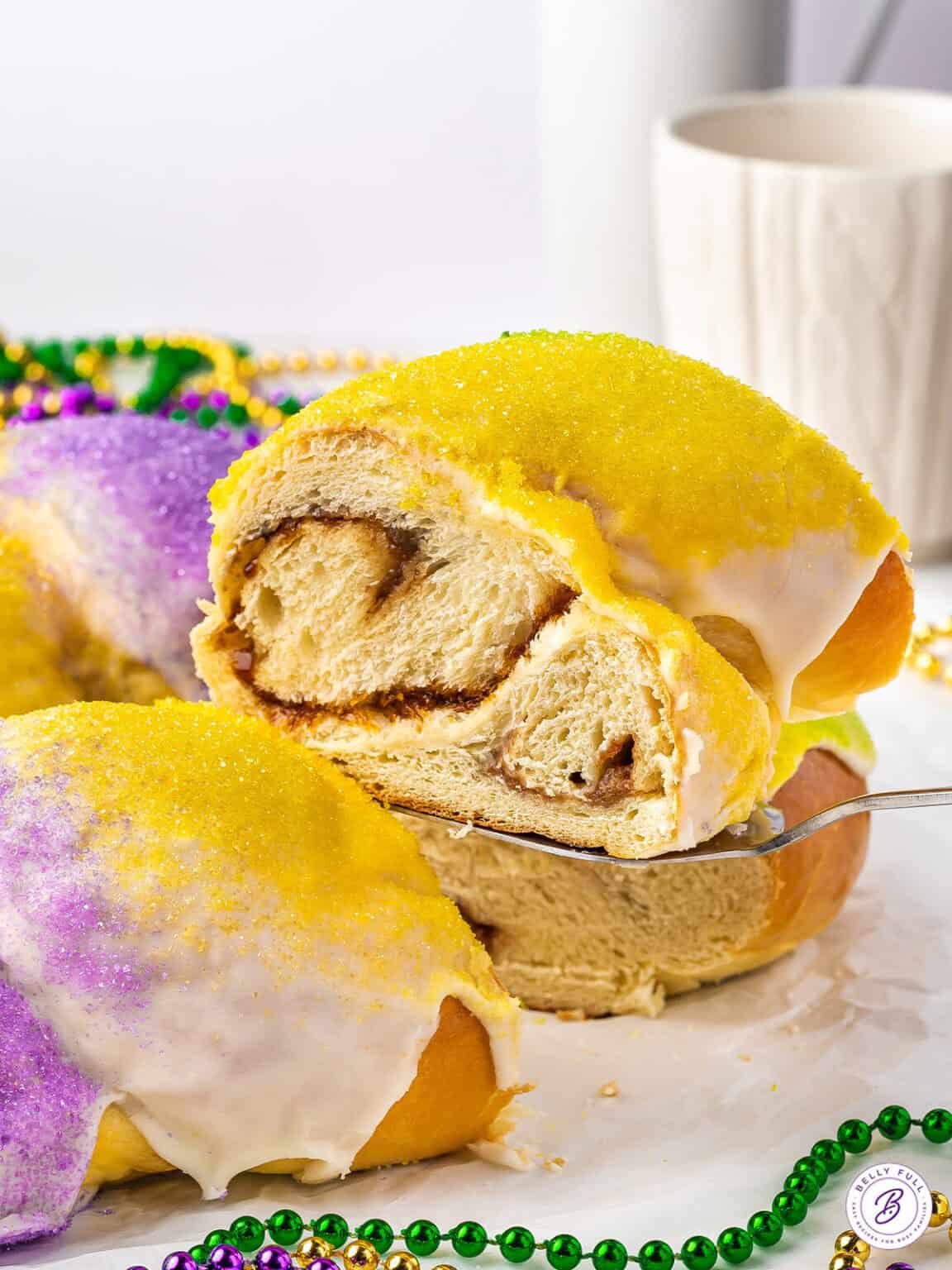 Mardi Gras King Cake l Belly Full