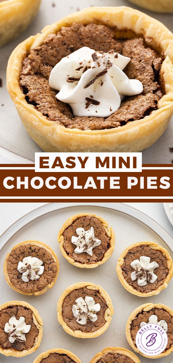Mini Chocolate Pies l Belly Full
