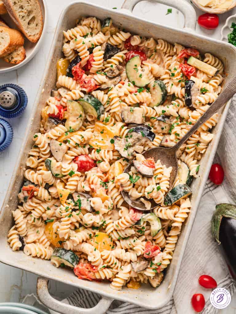 Chicken Bacon Ranch Pasta Recipe {One Pot} - Belly Full