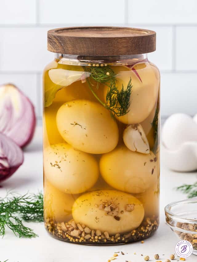 Easy Pickled Eggs (No Canning Required!) - Belly Full