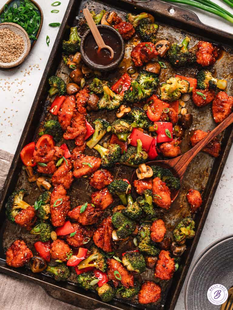 Vegetable Sheet Pan Dinner - Belly Full