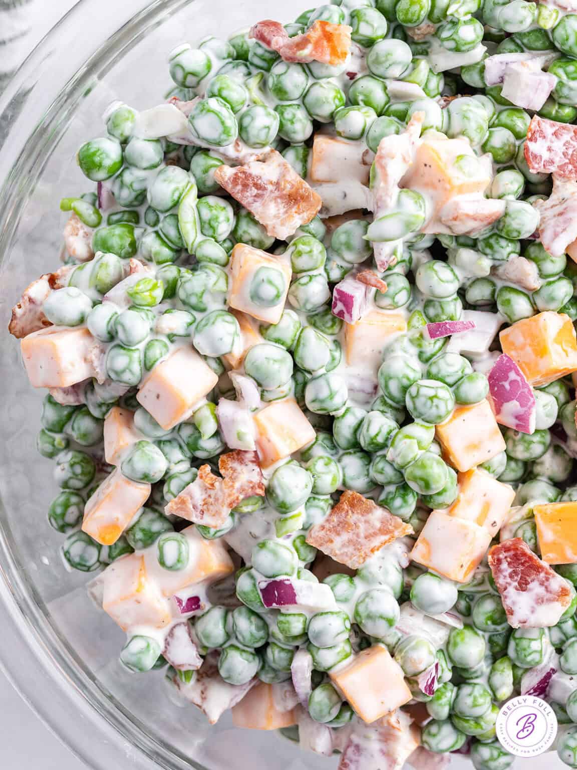 Pea Salad Recipe | Belly Full