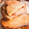 Baked Monte Cristo Grilled Cheese l Belly Full