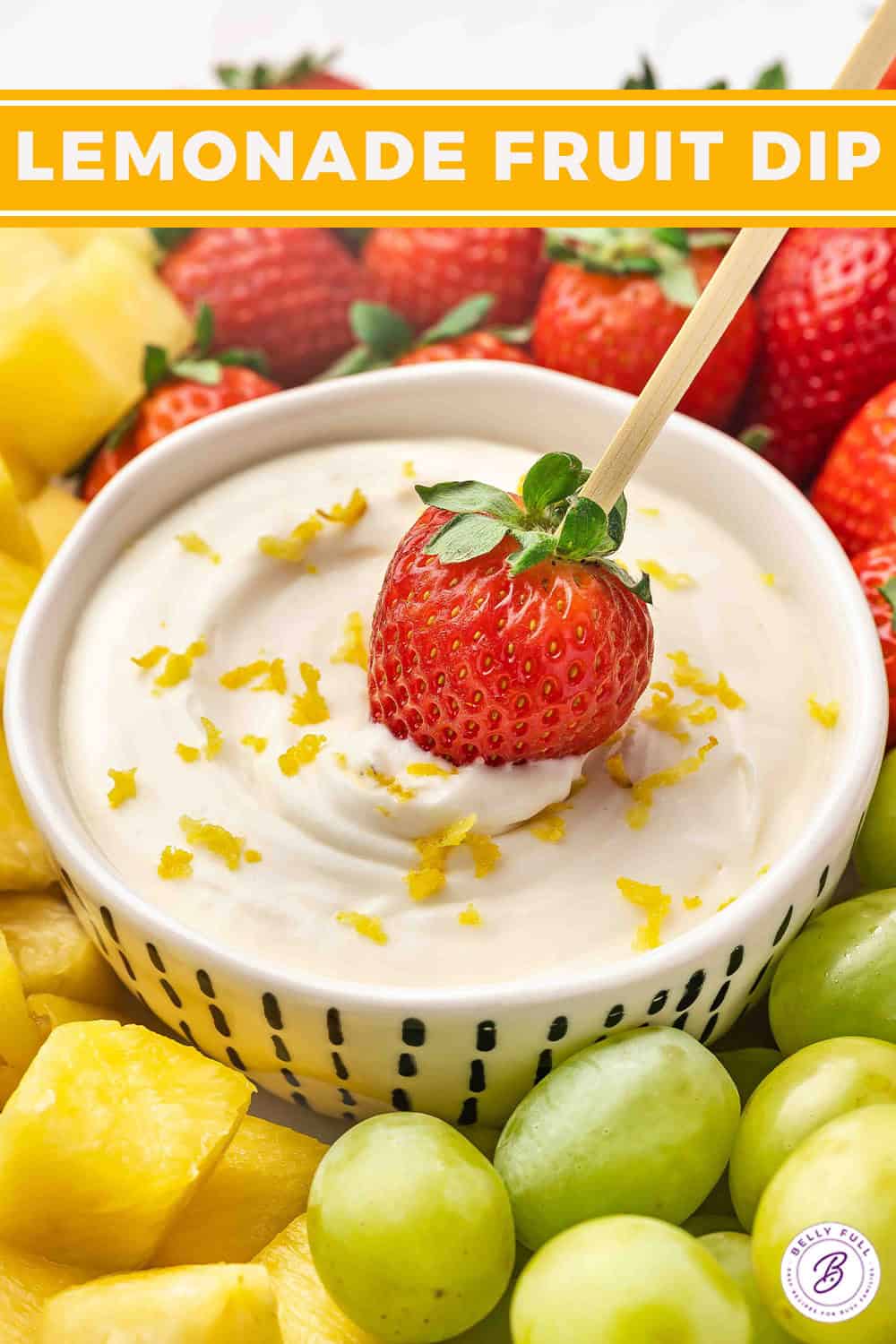 Lemonade Fruit Dip l Belly Full