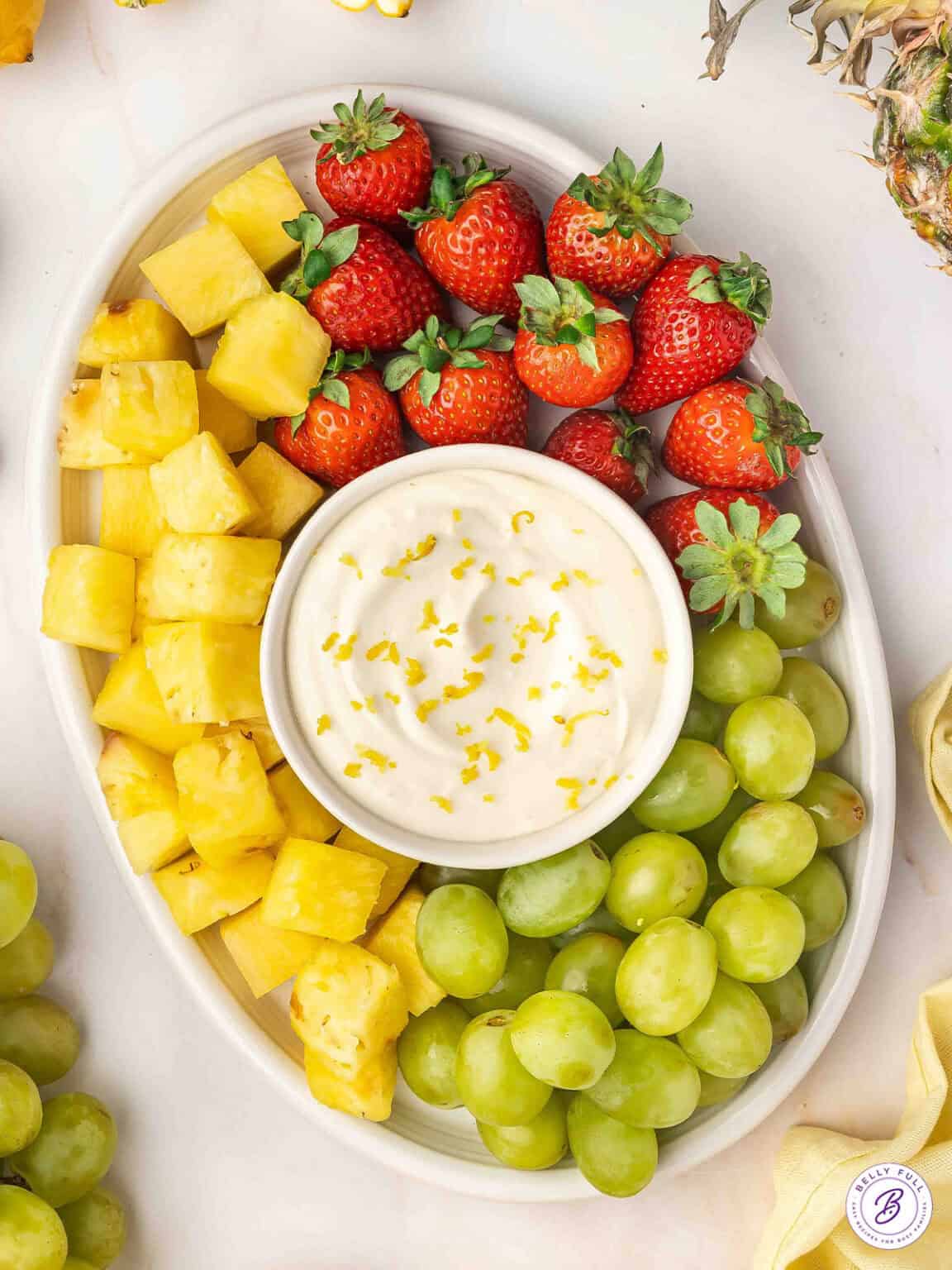 Lemonade Fruit Dip l Belly Full