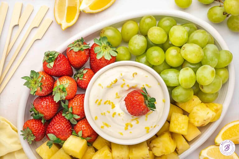 Lemonade Fruit Dip l Belly Full