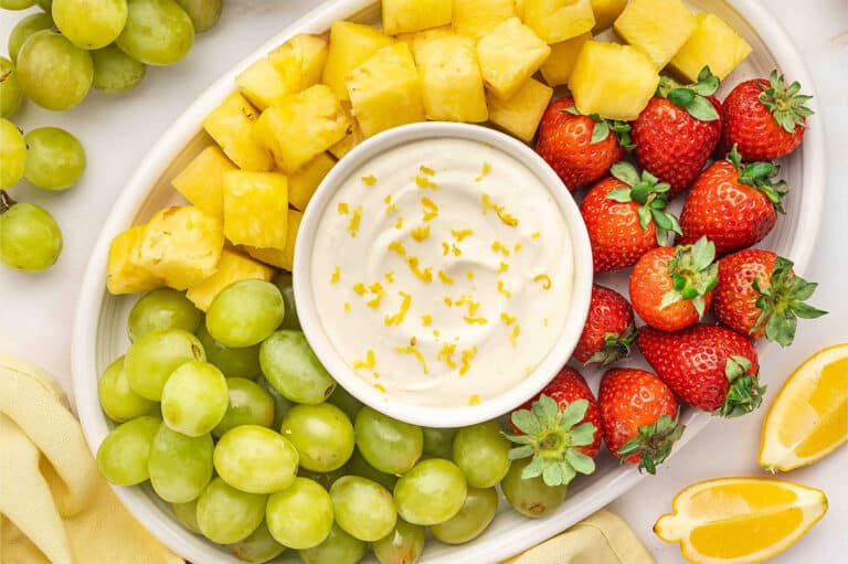 Lemonade Fruit Dip l Belly Full