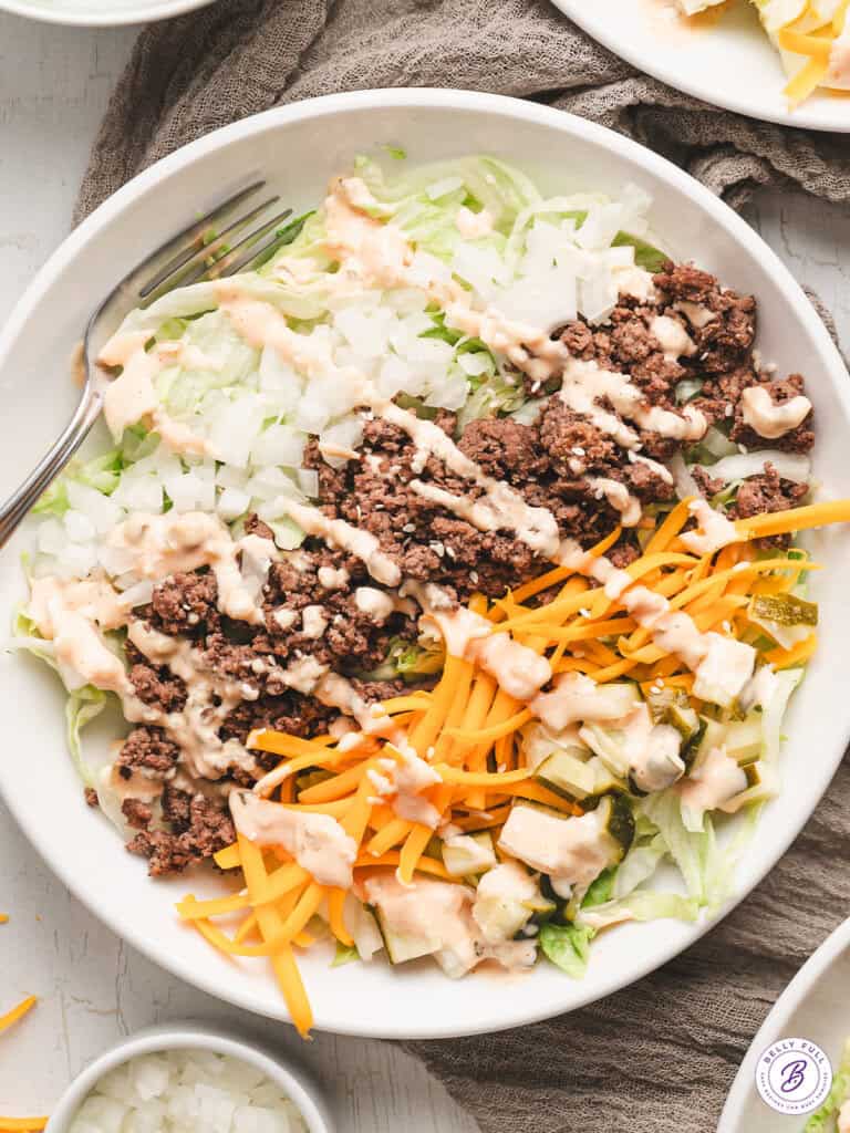 Big Mac Salad Recipe - Belly Full
