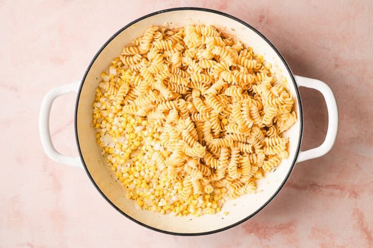 Creamy Corn Pasta l Belly Full