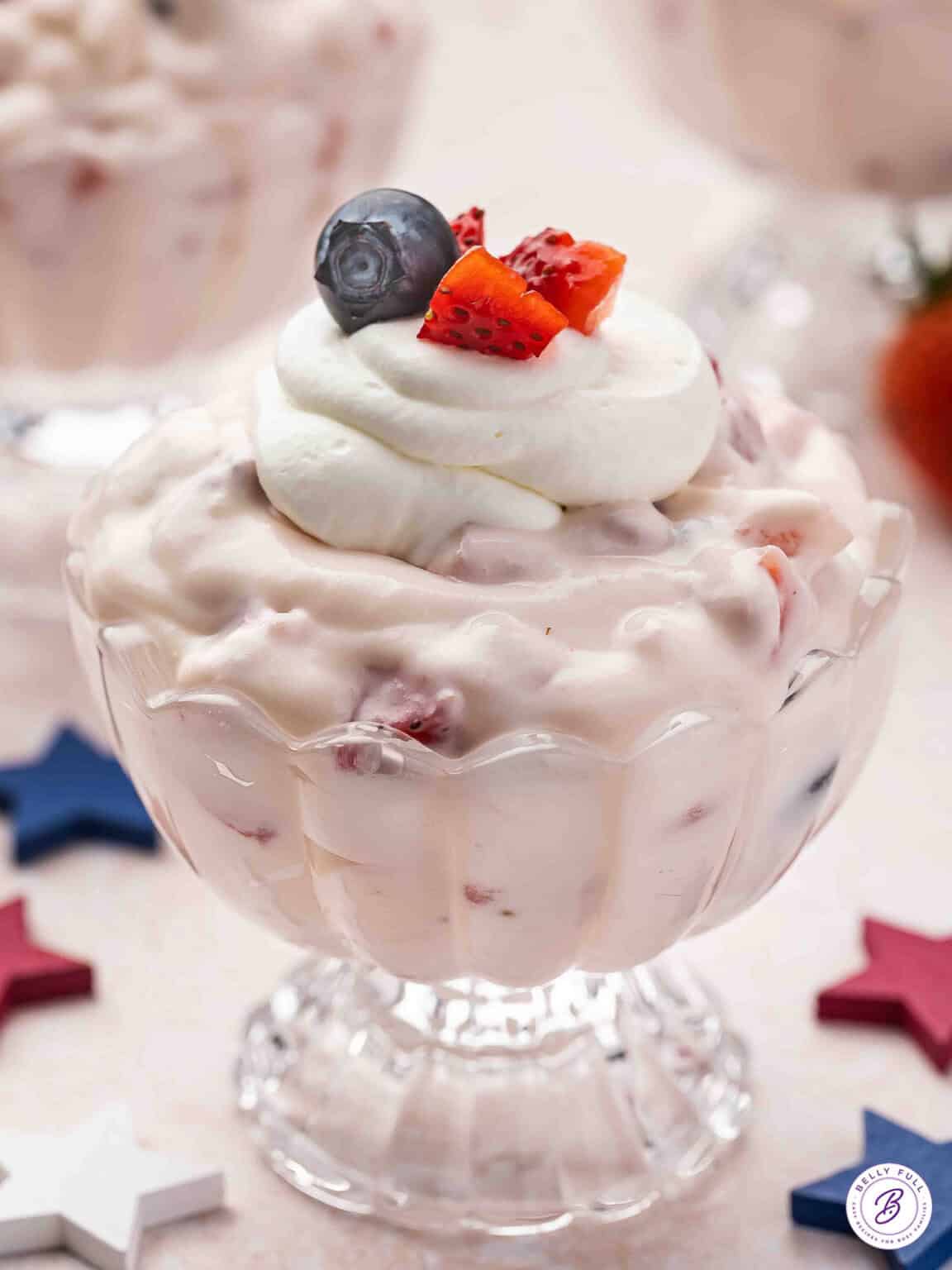 Red White Blue Fluff l Belly Full