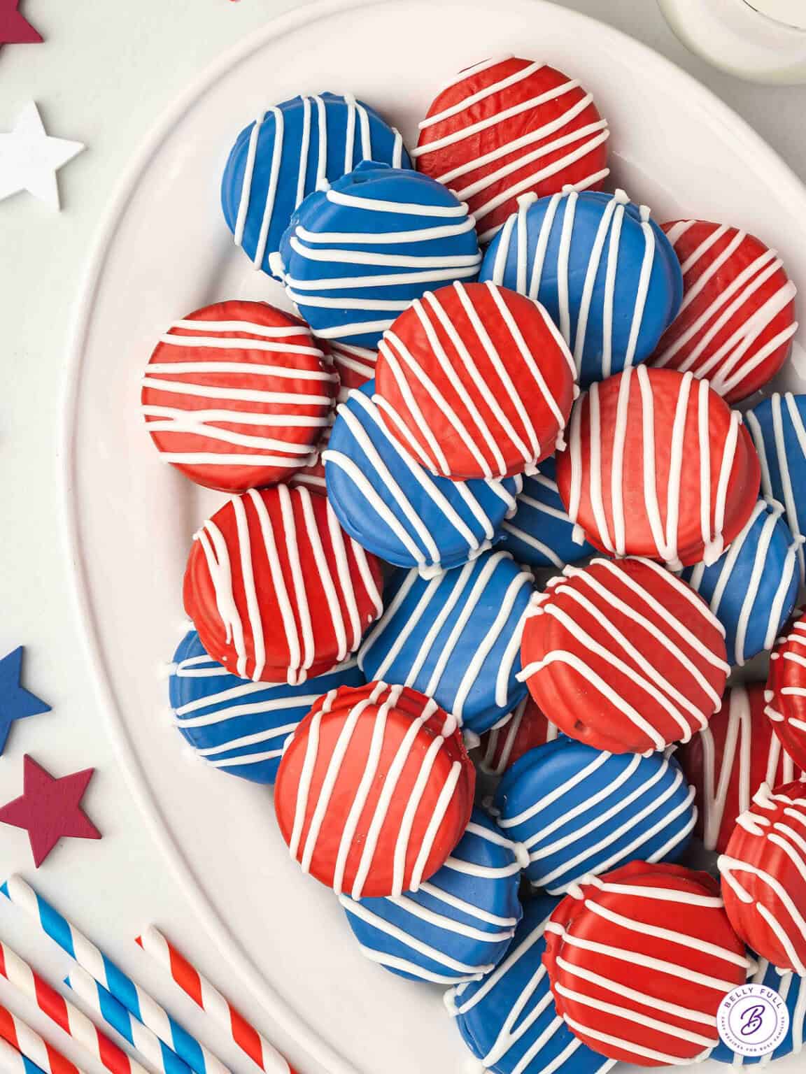 Red White Blue Oreos l Belly Full